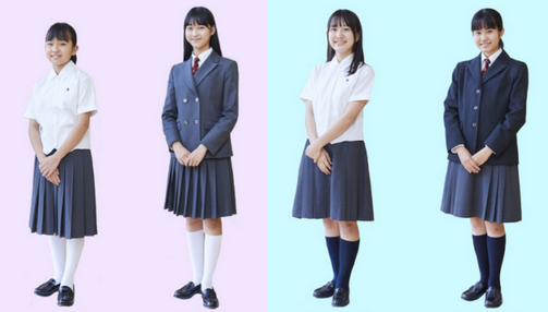 Koka Gakuen Junior High School and High School Uniform Photo Image ...
